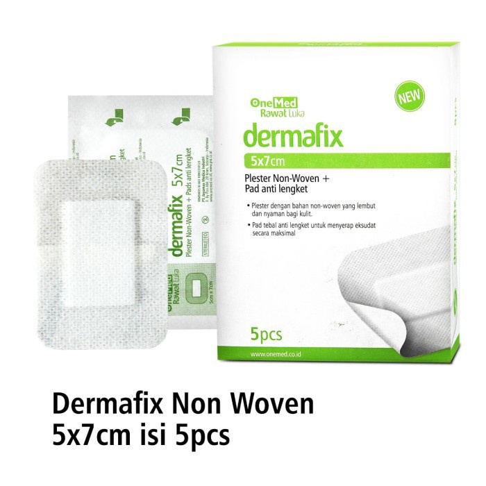 Jual Onemed Dermafix 5 x 7 isi 5 Plester Plesterin Plaster Luka Anti ...