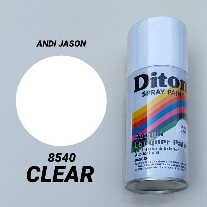 Jual DITON CAT SEMPROT 300CC NO 8540 CLEAR | Shopee Indonesia