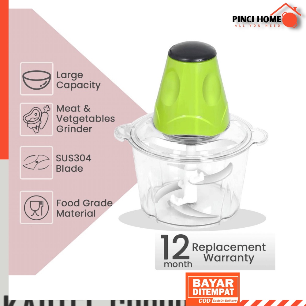 Jual Meat Grinder Elektrik Food Processor Penggiling Daging Pusau Tajam ...