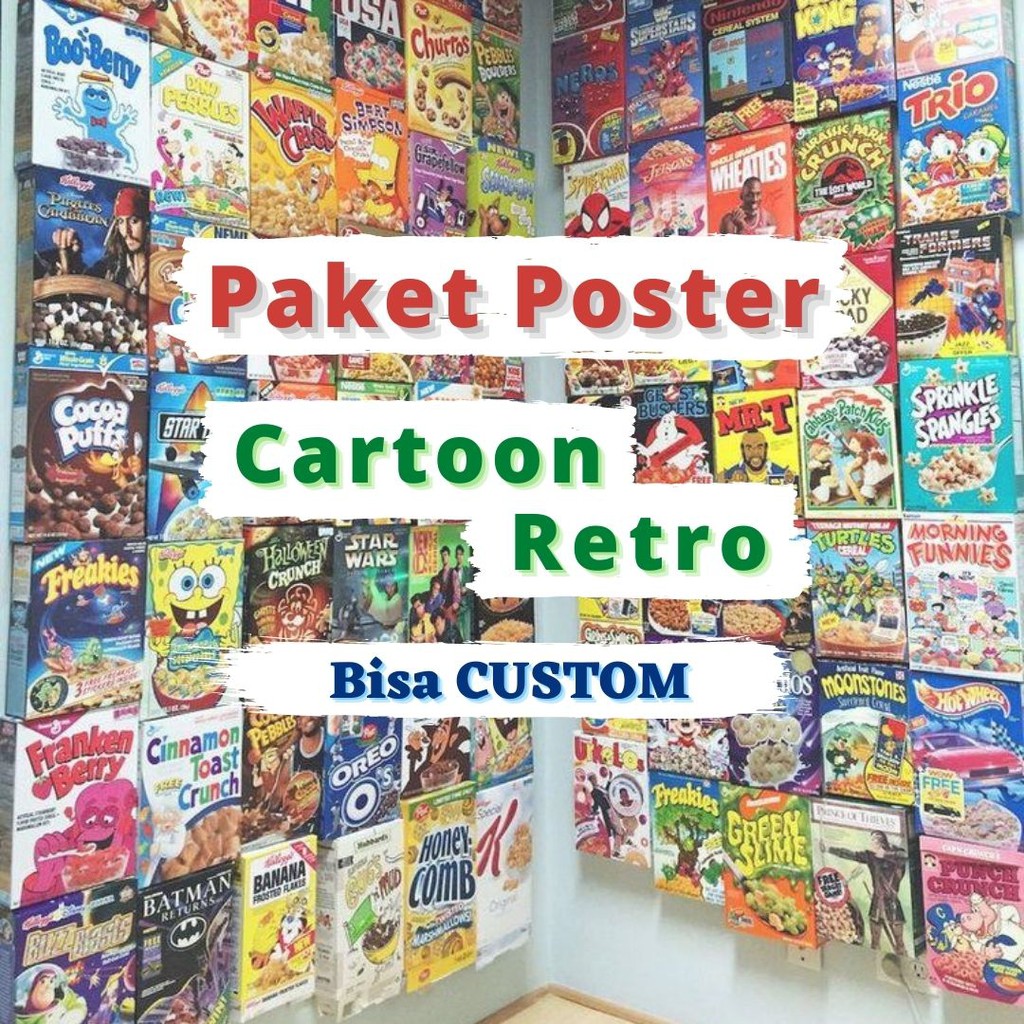 Jual Paket Poster Dinding Aesthetic isi 6 poster Bisa Custom | Shopee ...