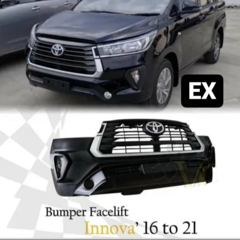 Jual Bumper innova reborn upgrade 2016 ke 2021 | Shopee Indonesia