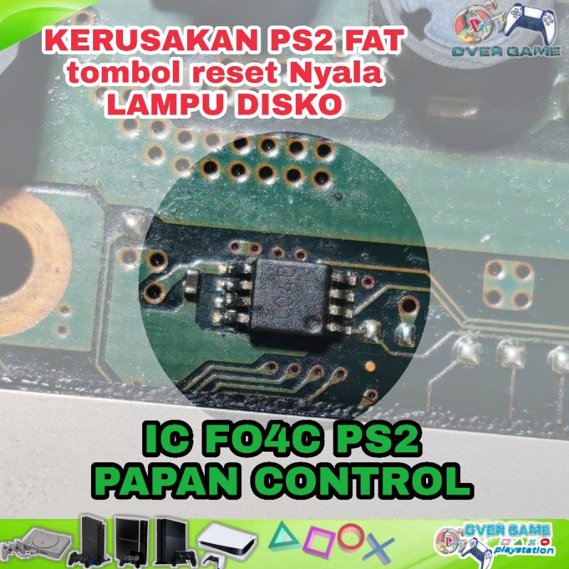Jual IC TO4C IC THERMOSTAT PS2 KERUSAKAN PS2 TOMBOL RESET NYALA DISKO ...