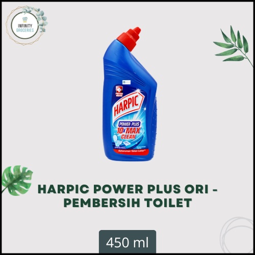 Jual HARPIC PEMBERSIH TOILET ORI 450 ML - PLUS 10X MAX CLEAN MURAH !! | Shopee Indonesia