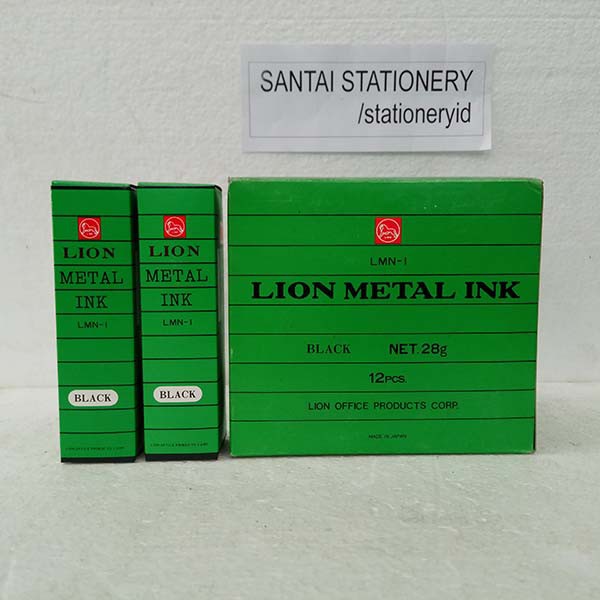 Jual Lion- Metal Ink Black | Shopee Indonesia