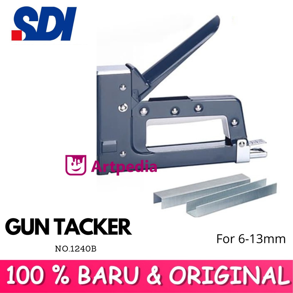 Jual SDI Gun Tacker No.1240B / Staples Tembak / Staple Gun | Shopee ...