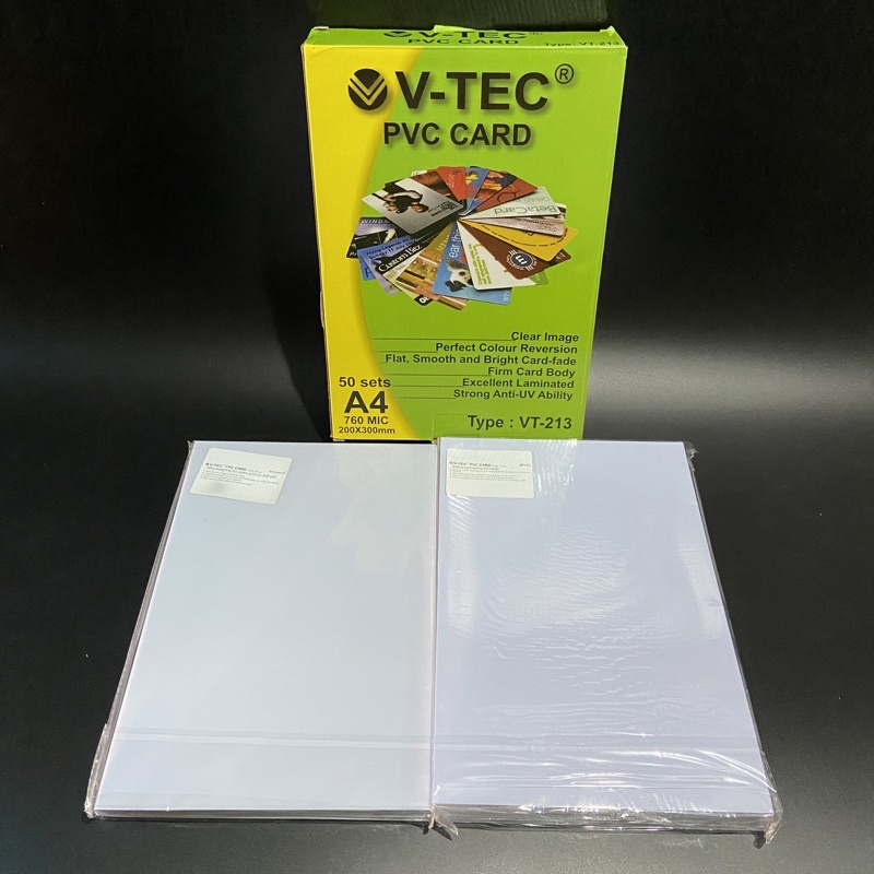 Jual Kertas Pvc Bahan Id Card E Print A Isi Lembar Dpi Hot Sex Picture