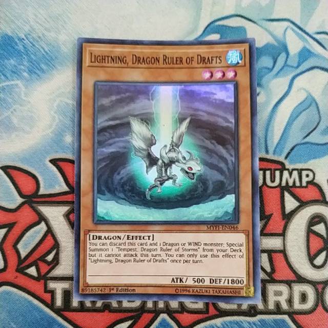 Jual Yugioh lightning dragon ruler of drafts MYFI original | Shopee ...