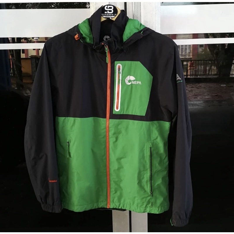 Jual Jaket outdoor windbreker gunung Nepa Xvent interhole second bekas original | Shopee Indonesia