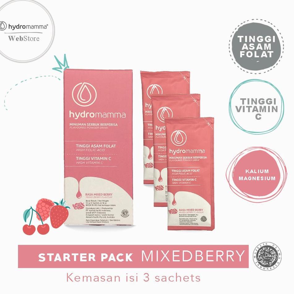 Jual New Stock 5 Box Hydromamma Starter Pack Free 1 Special Tumbler ...