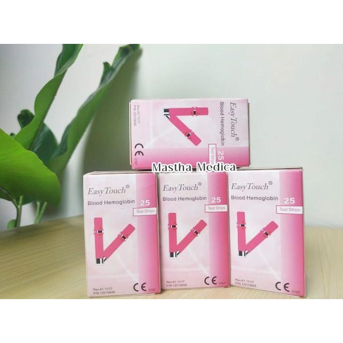 Jual Refill Isi Ulang Strip Stik Hemoglobin HB Anemia Easy Touch ...