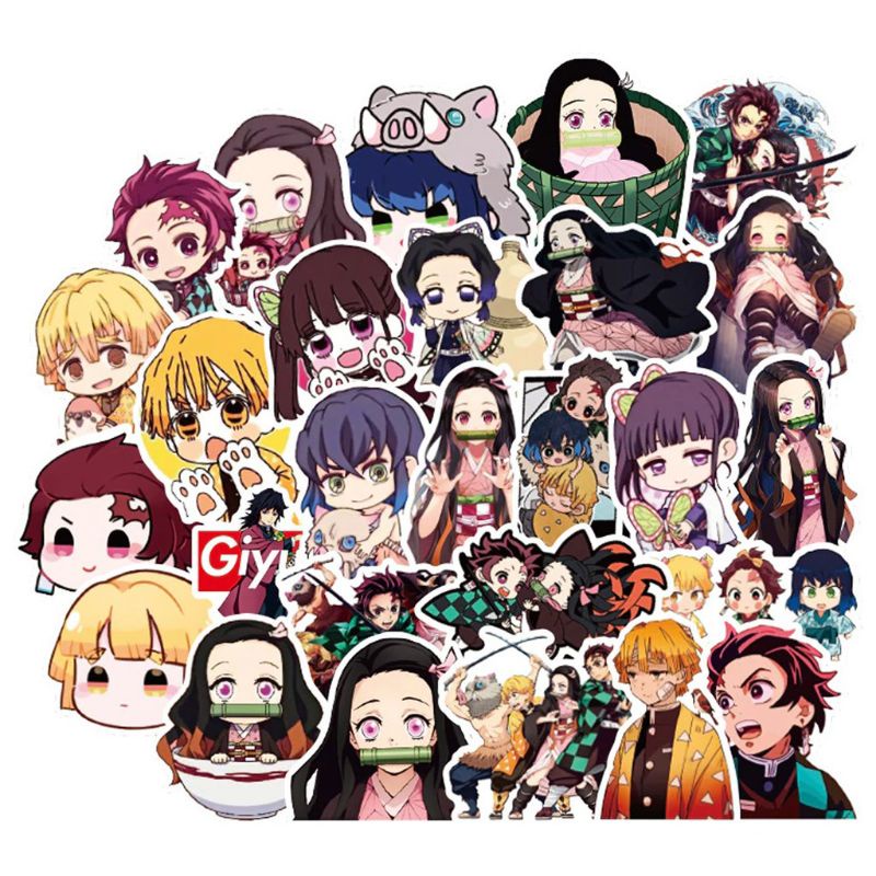 Jual Stiker Anime Kekinian Kimetsu No Yaiba 35Pcs | Shopee Indonesia