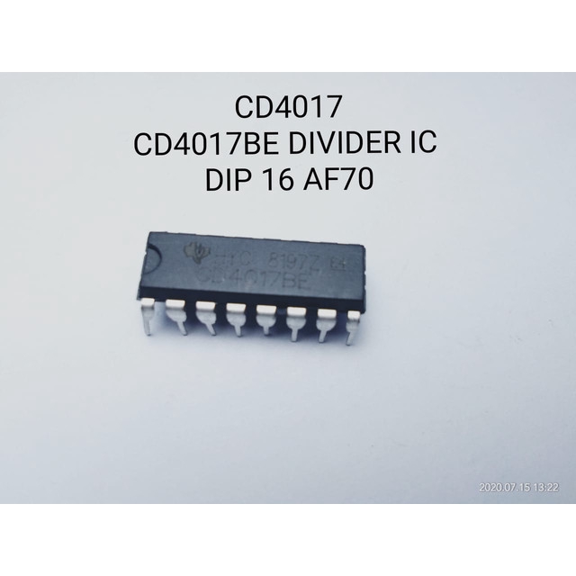 Jual [ICS-9005] CD4017 CD4017BE 4017 DECADE COUNTER DIVIDER IC DIP 16 AF70 | Shopee Indonesia