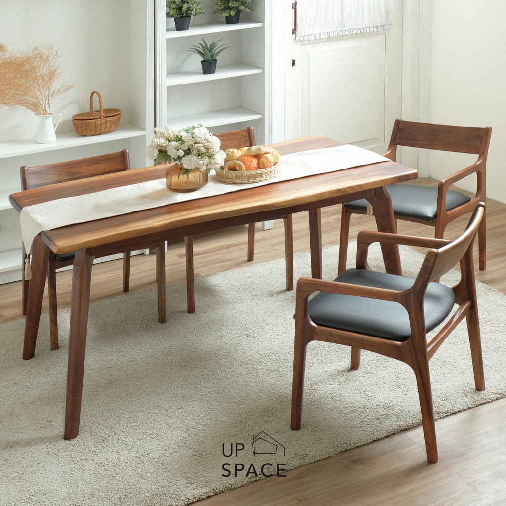 Jual UP SPACE Esto Dining Table / Meja Makan Kayu Solid / Wooden Dining ...