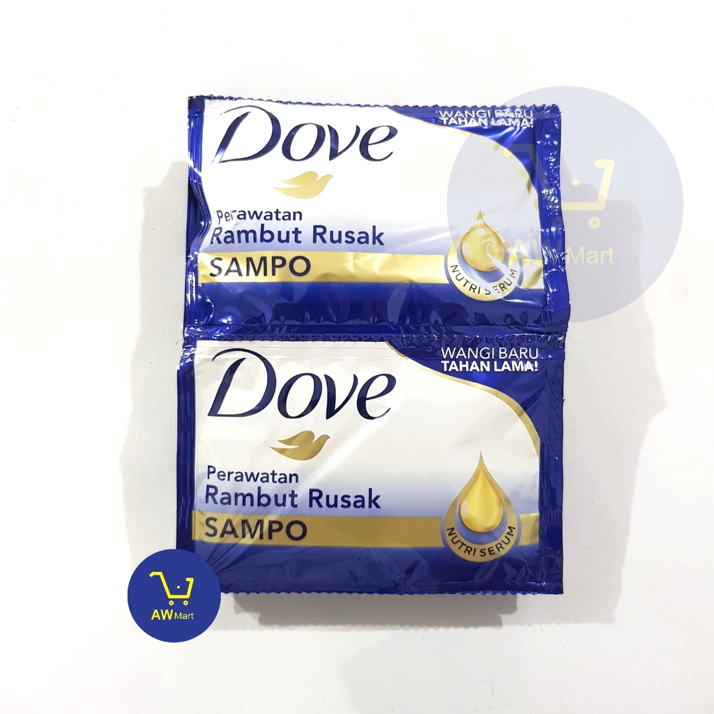 Jual DOVE SHAMPOO 12 SACHET X 9 ML RENCENG - Perawatan Rambut Rusak ...