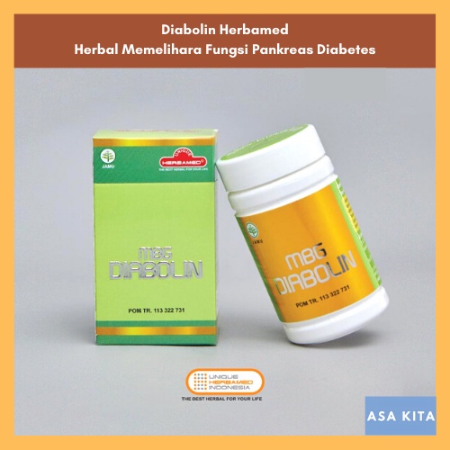Jual Herbamed Diabolin Herbal Memelihara Fungsi Pankreas Diabetes ...