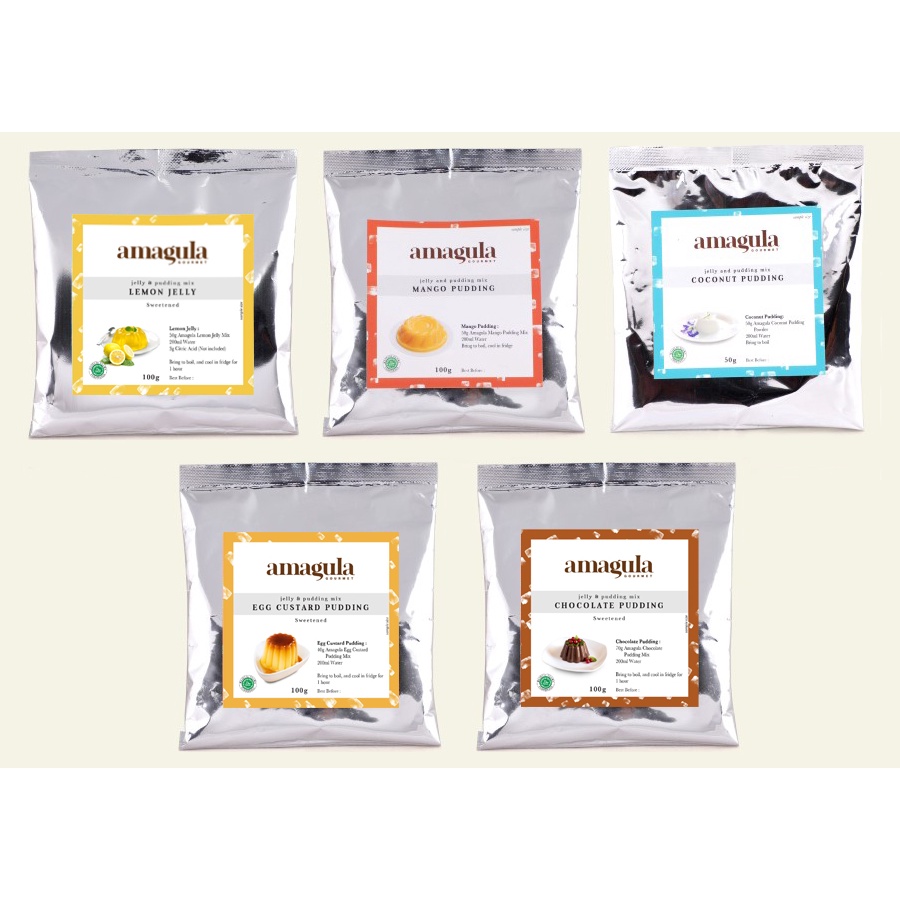 Jual Amagula Sample Pudding - Tester Puding / Jelly Mix | Shopee Indonesia