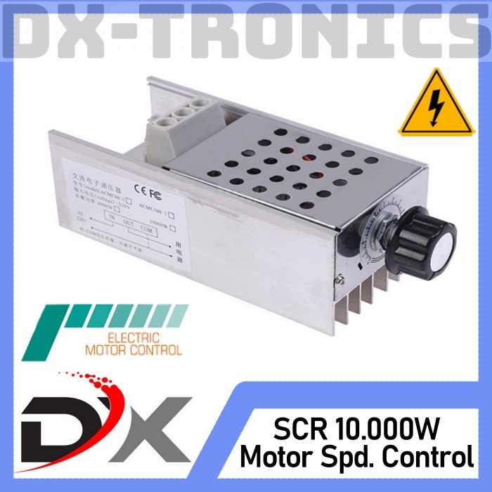 Jual Dimmer SCR 10000W Motor Speed Controller 220V AC PWM Regulator ...