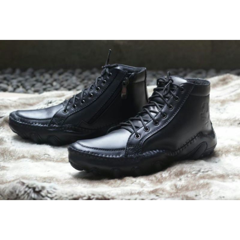Jual SULTAN FOOTWEAR - Sepatu Kulit Asli BM x Sultan Footwear Nesta Boots Original Brand ...