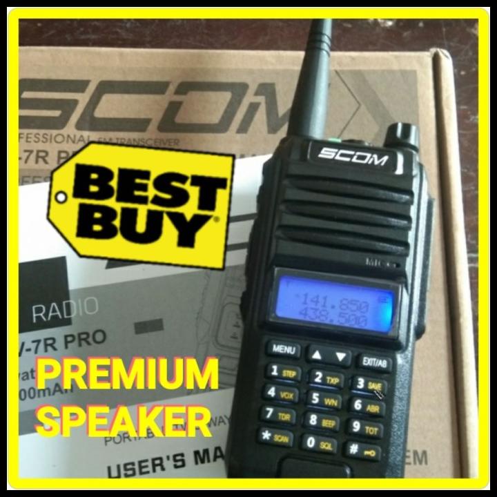 Jual Ht Scom Uv7R Pro Premium Speaker Dual Band Vhf Uhf Garansi Resmi Murah | Shopee Indonesia