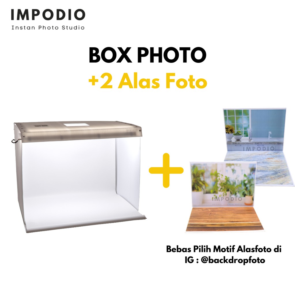 Jual IMPODIO Mini studio photo box ukuran A2 | Shopee Indonesia