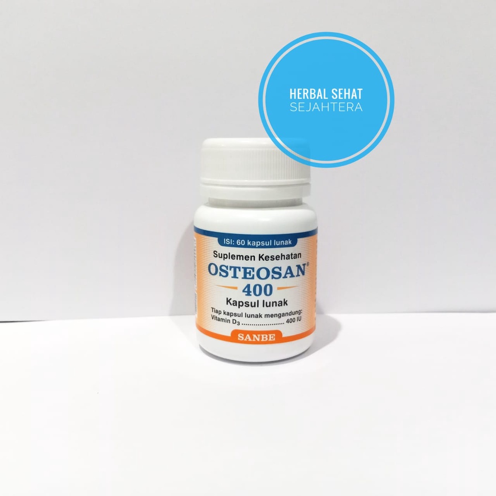 Jual OSTEOSAN 400 Osteosan 400 Vitamin D3 isi 60 capsul- kesehatan ...