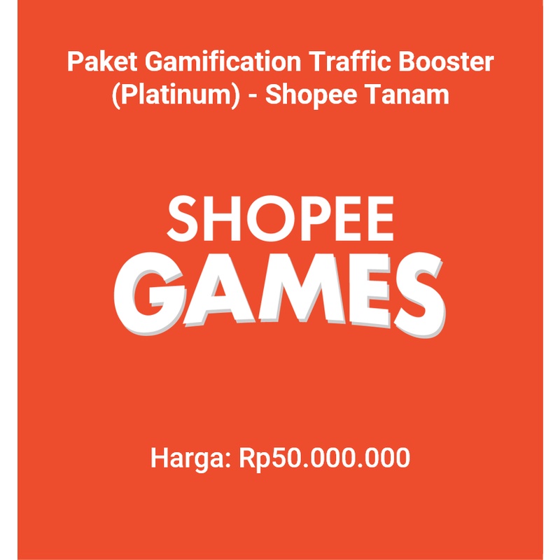Jual Paket Gamification Platinum Booster - Shopee Tanam | Shopee Indonesia