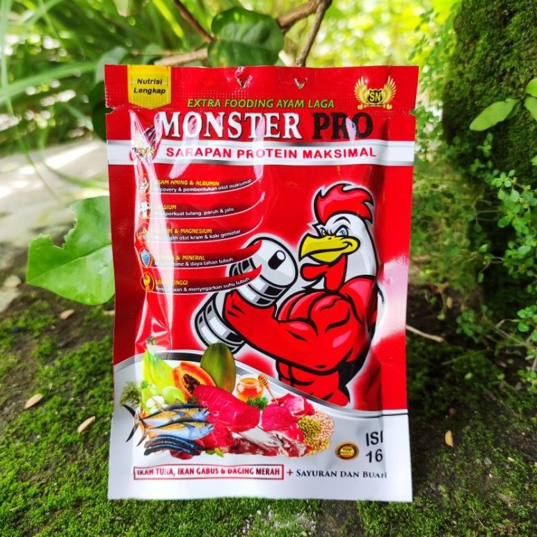 Jual Monster Pro Multivitamin Suplemen Tambahan Untuk Ayam Menambah ...