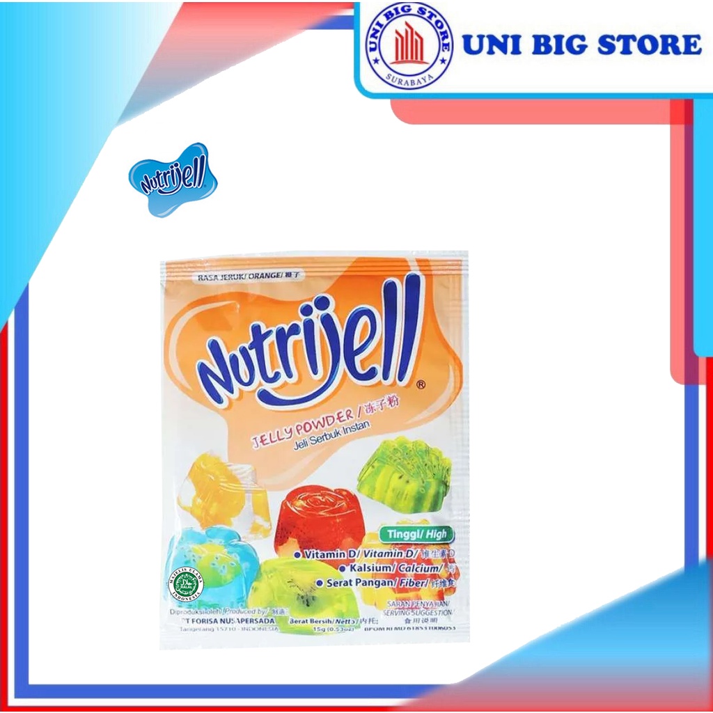 Jual Nutrijell Jelly Powder Orange 15 gr Jelli Jeli Jeruk | Shopee ...
