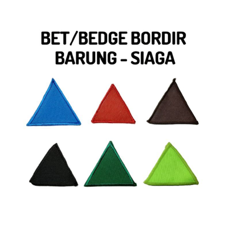 Jual LOGO BORDIR Tanda Barung Pramuka Siaga / Tanda Barung / Bet Barung ...