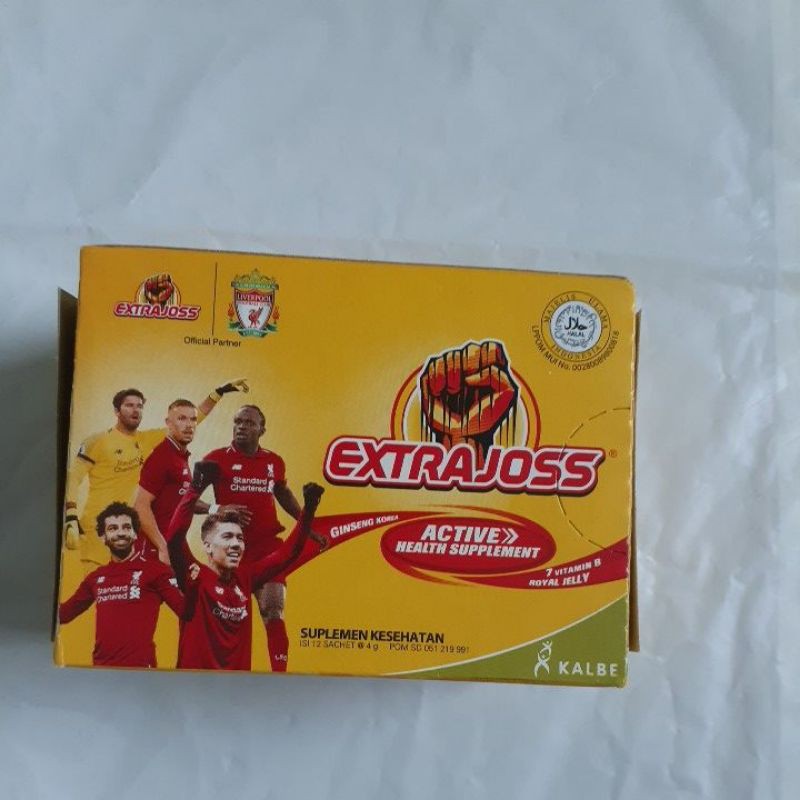Jual EXTRA JOSS ACTIVE 1 BOX ISI 6 SACHET @4g | Shopee Indonesia