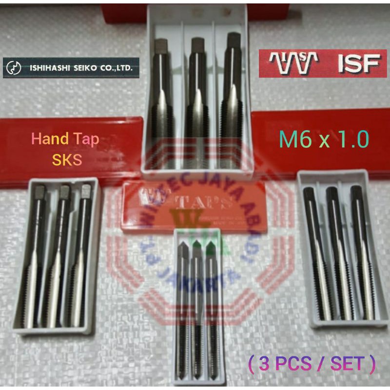Jual Hand Tap / Tap Manual SKS M6 x 1.0 Merek ISHIHASHI SEIKO (Japan) | Shopee Indonesia