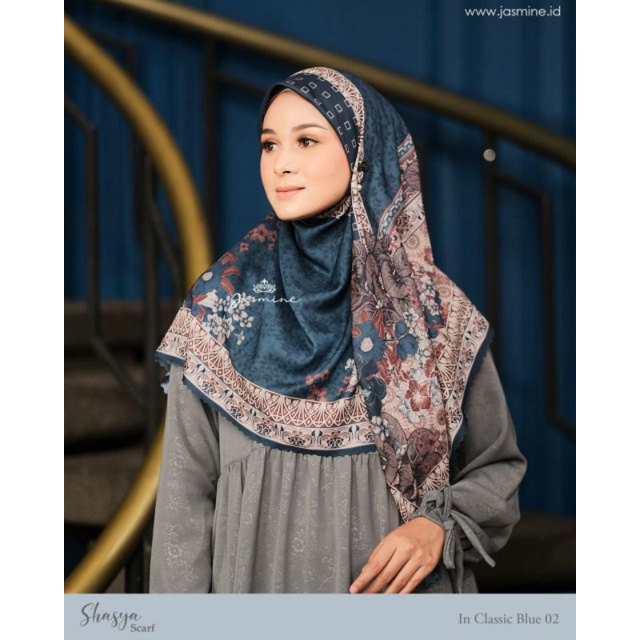 Jual shasya scarf with Jasmine crown | Shopee Indonesia