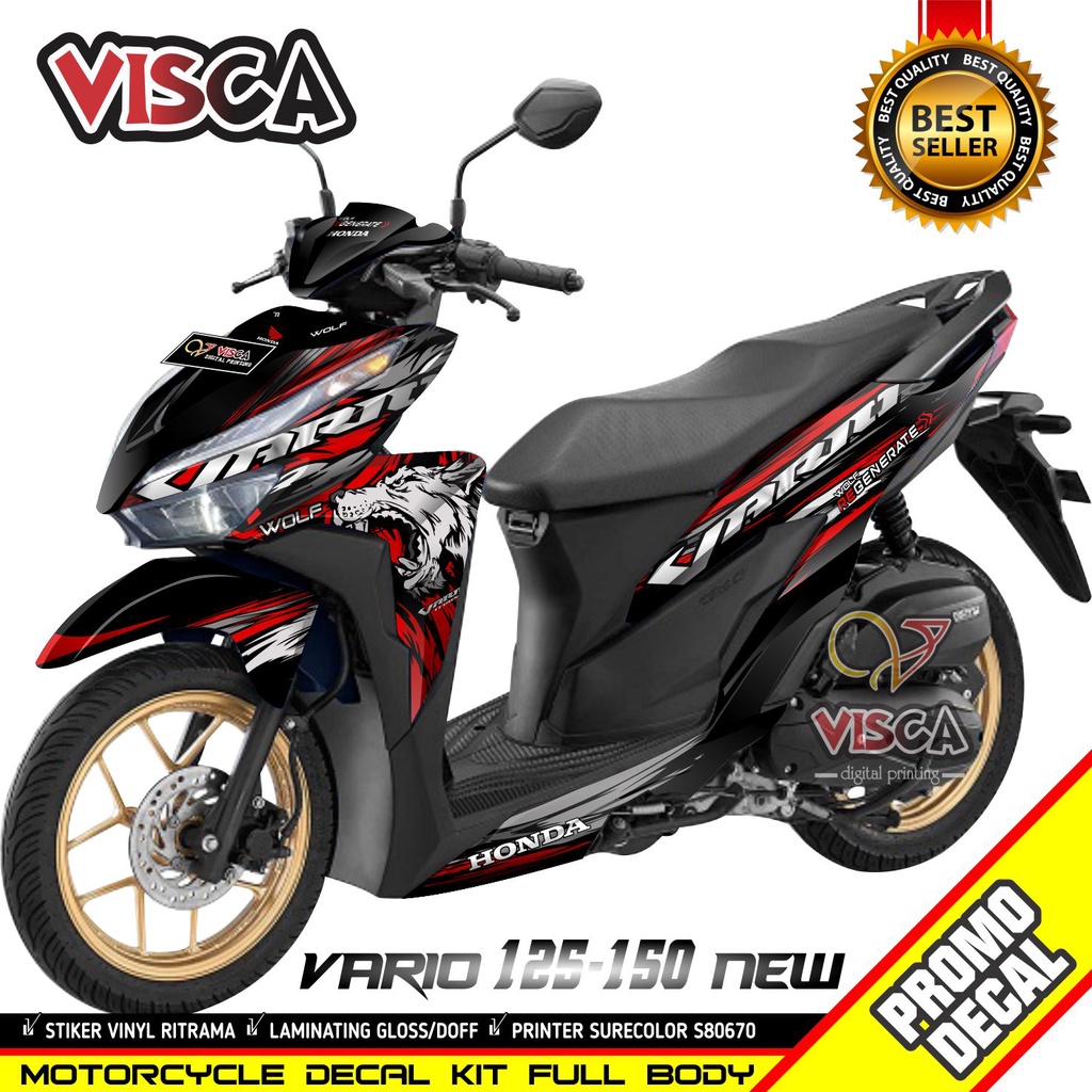 Jual Decal Vario 125 150 New 2018 - 2020 Full Body Stiker Vario 125 150 ...