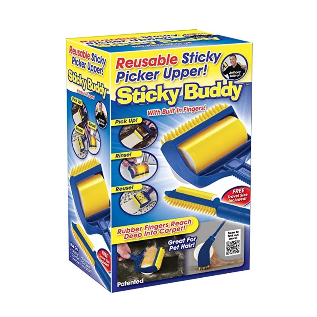 Jual Reusable Sticky / Sticky Buddy / Lint Roller / Picker Upper ...