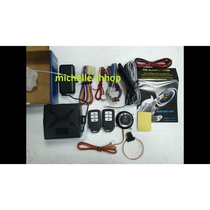 Jual Alarm model tombol PKE Alarm sistem W Keyless Entry Remote calya ...
