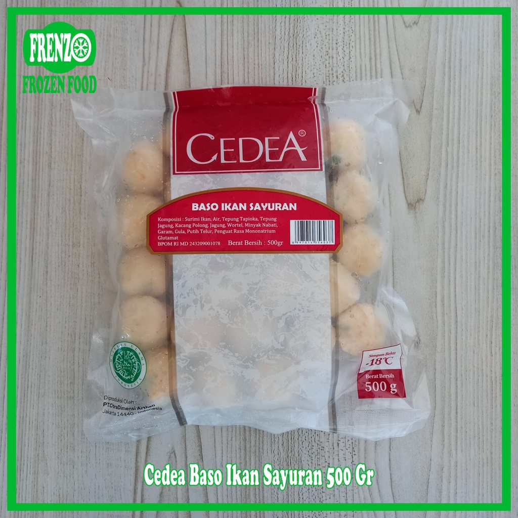 Jual Cedea Baso Ikan Sayuran 500 gr | Shopee Indonesia
