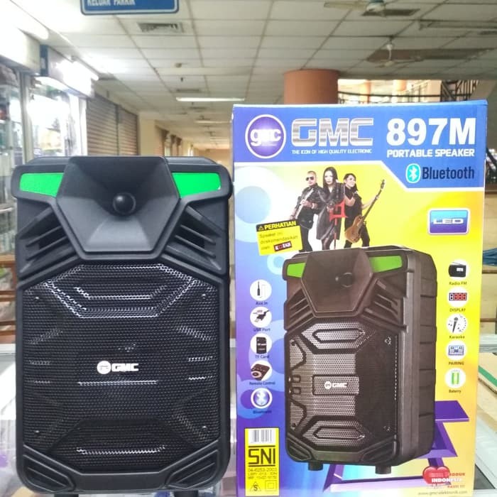 Jual GMC 897M Speaker Bluetooth ( 8inch ) | Shopee Indonesia