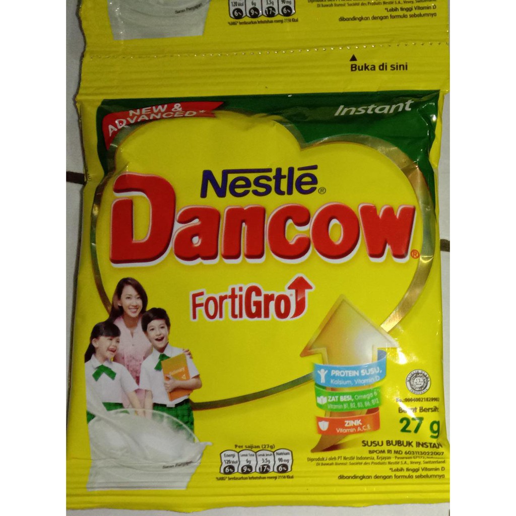 Jual Dancow susu bubuk sachet per renceng 26gr × 10 sachet exp akhir ...