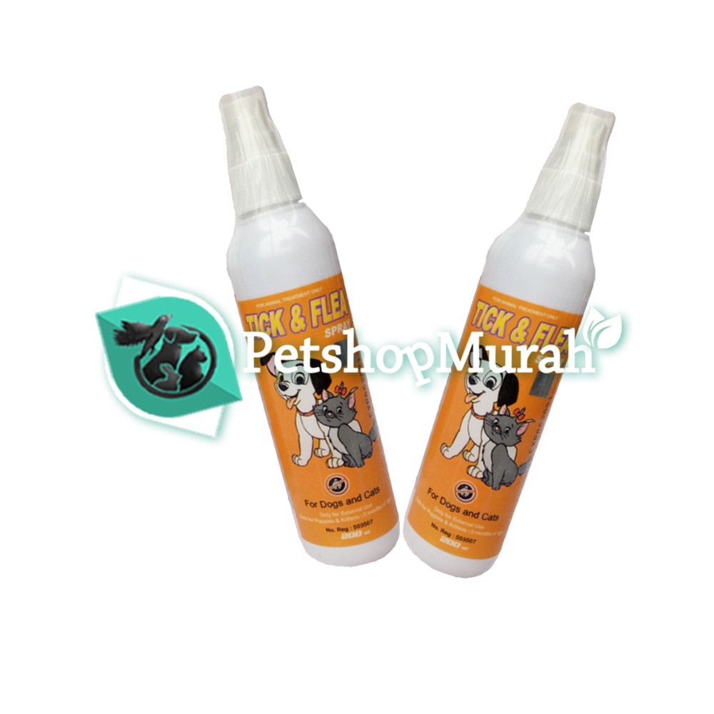 Jual Obat Anti Kutu Kucing / Anjing - Tick & Flea Spray / spray anti ...