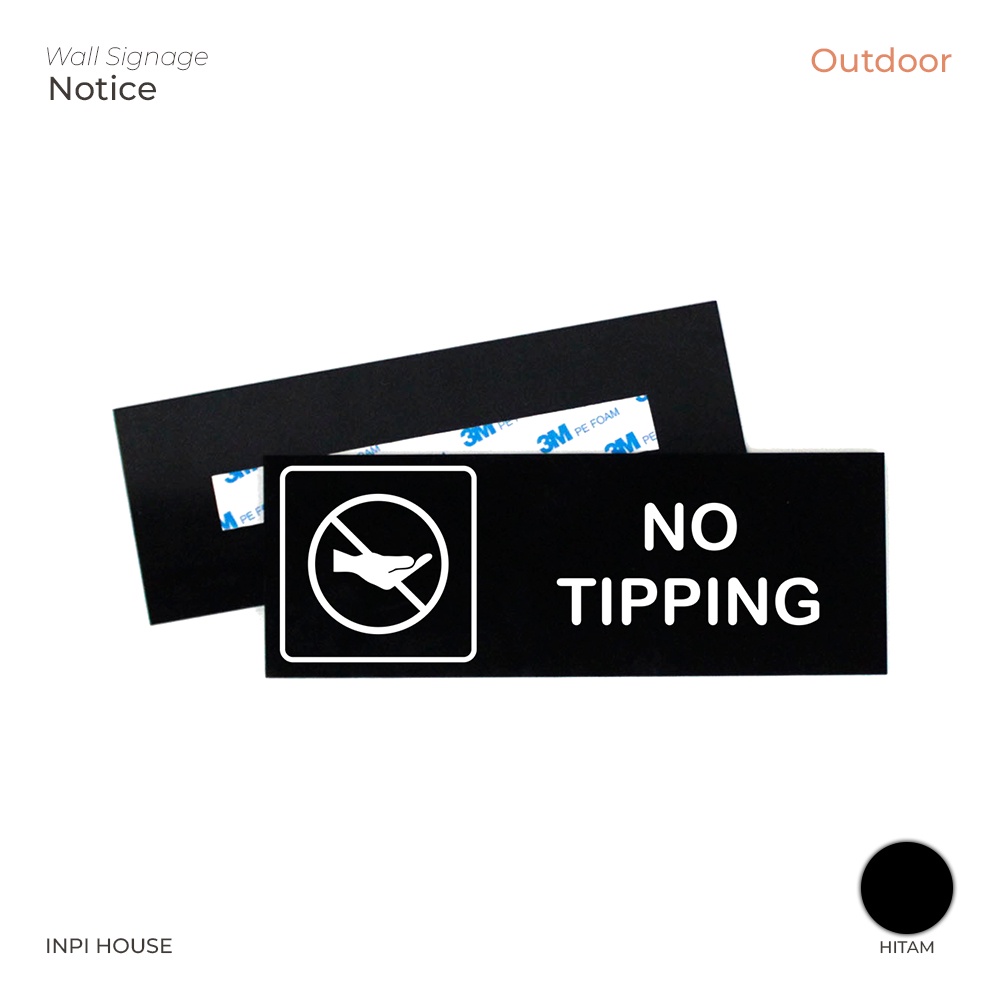Jual no tipping signage - papan logo no tipping - sign board akrilik ...