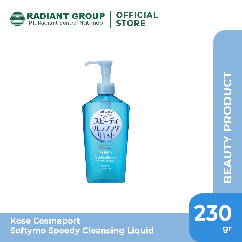 Jual Kose Cosmeport Softymo Speedy Cleansing Liquid - 230ml | Shopee Indonesia