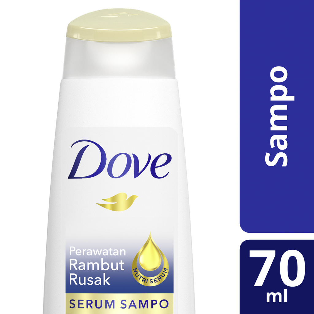 Jual Dove Shampo Perawatan Rambut Rusak Sampo 70 ML | Shopee Indonesia