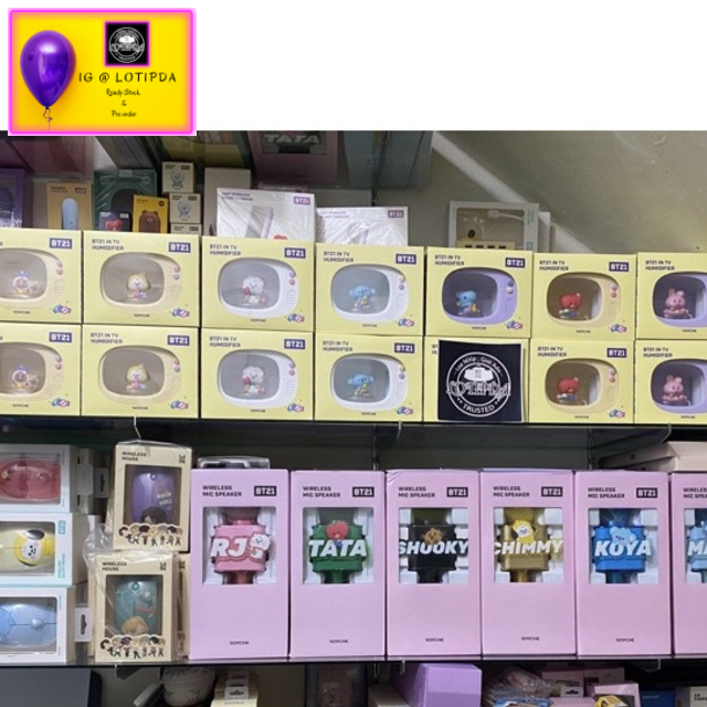 Jual READY STOCK - BT21 TV Model Cordless Mood Light Humidifier / BTS ...