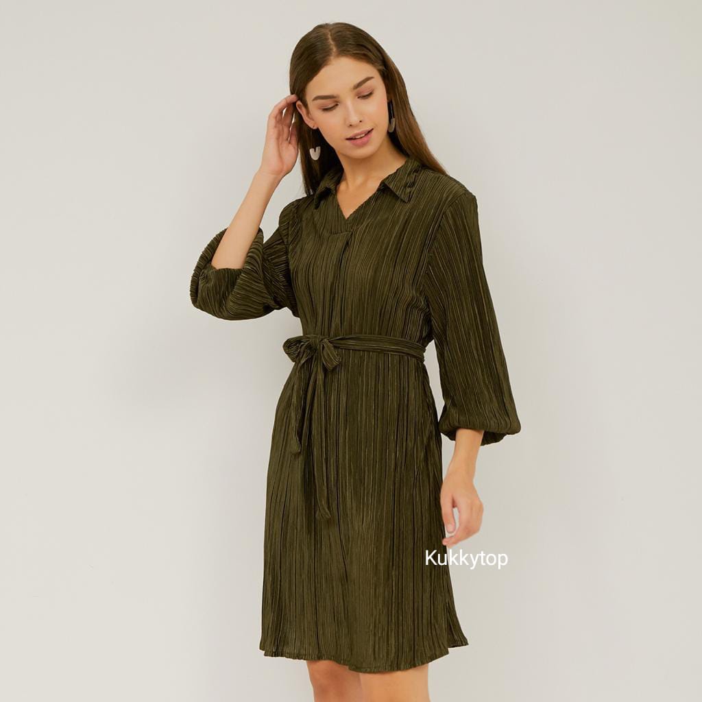 Jual Kukky Top Atasan Wanita Terbaru Tangan Panjang Plisket Jumbo Size ...