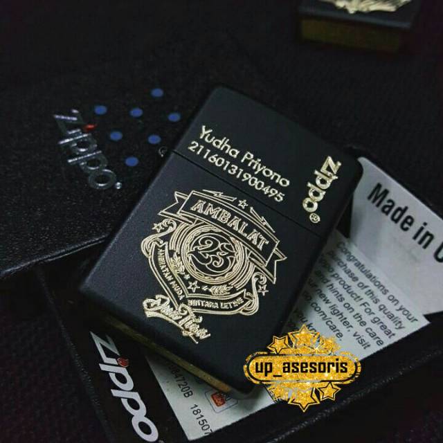 Jual Free Nama Korek Api Custom ukir grafir Logo Bintara Ambalat bisa ...