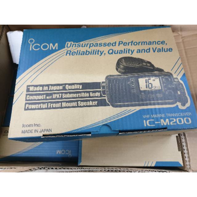 Jual RADIO RIG ICOM IC-M200 MARINE VHF NEW | Shopee Indonesia