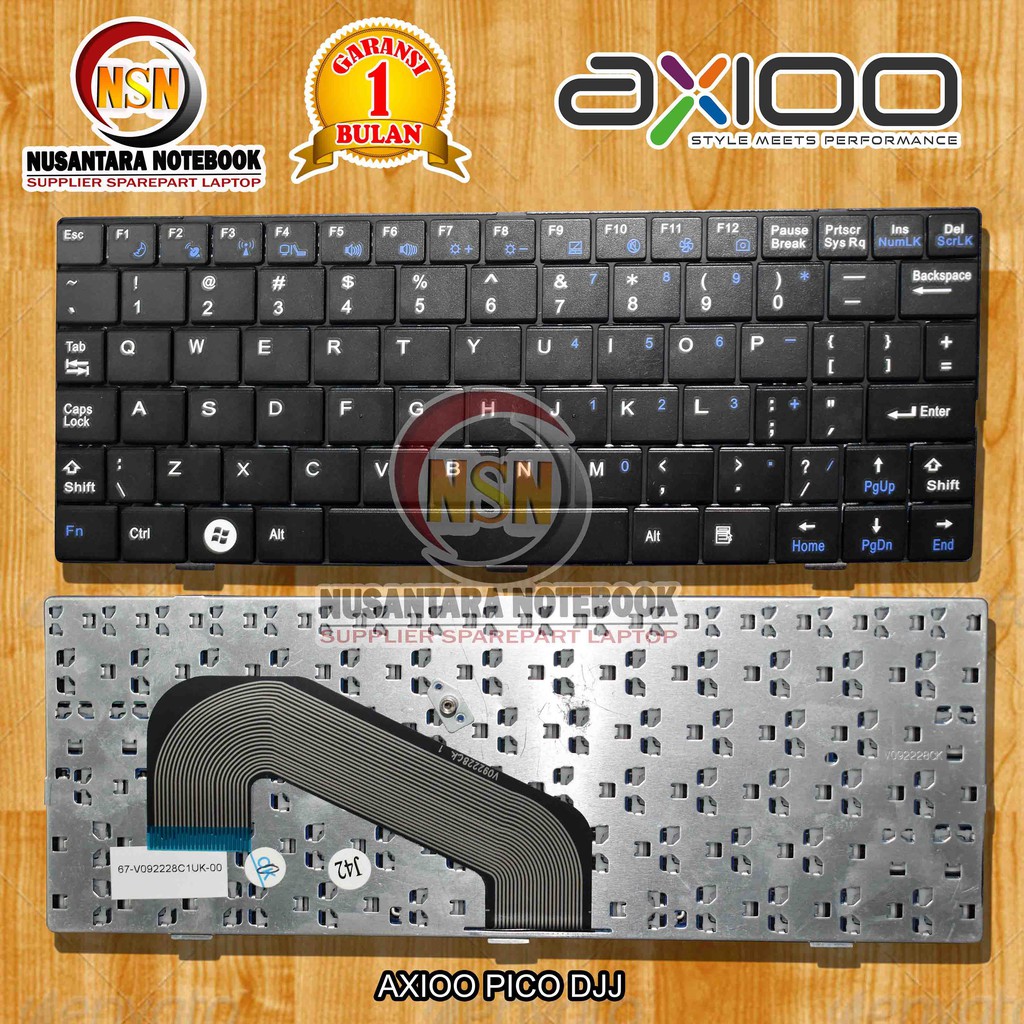 Jual Keyboard Original Laptop Axioo Pico DJJ Black | Shopee Indonesia