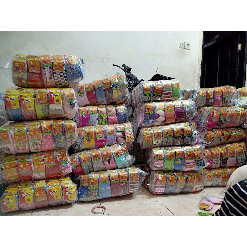 Jual (120 pasang ) PAKET USAHA KAOS KAKI OBRALAN BABY & ANAK (TK SD ...