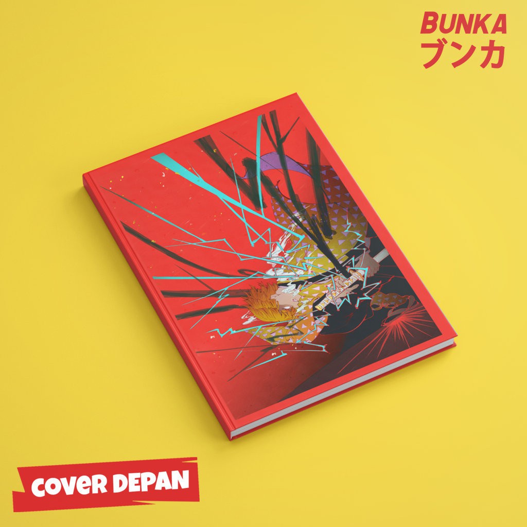 Jual Notebook Anime Kimetsu no Yaiba Zenitsu E Hardcover A5 Buku Tulis ...