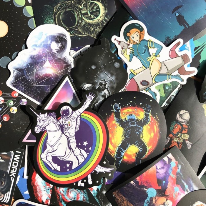 Jual Mars_Venus - Stiker 400 - 100 Sticker Space Astronout Antariksa ...
